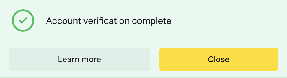 Document verification status – Exness Help Center